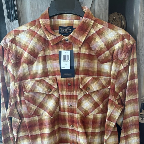 Pendleton | Shirts | Pendleton Mens Wyatt Shirt Western Snap Front ...
